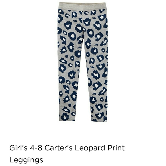 Carter's | Bottoms | Carters Leopard Print Leggings | Poshmark